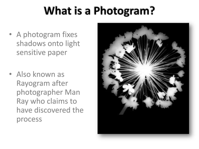 Photograms | PPTX