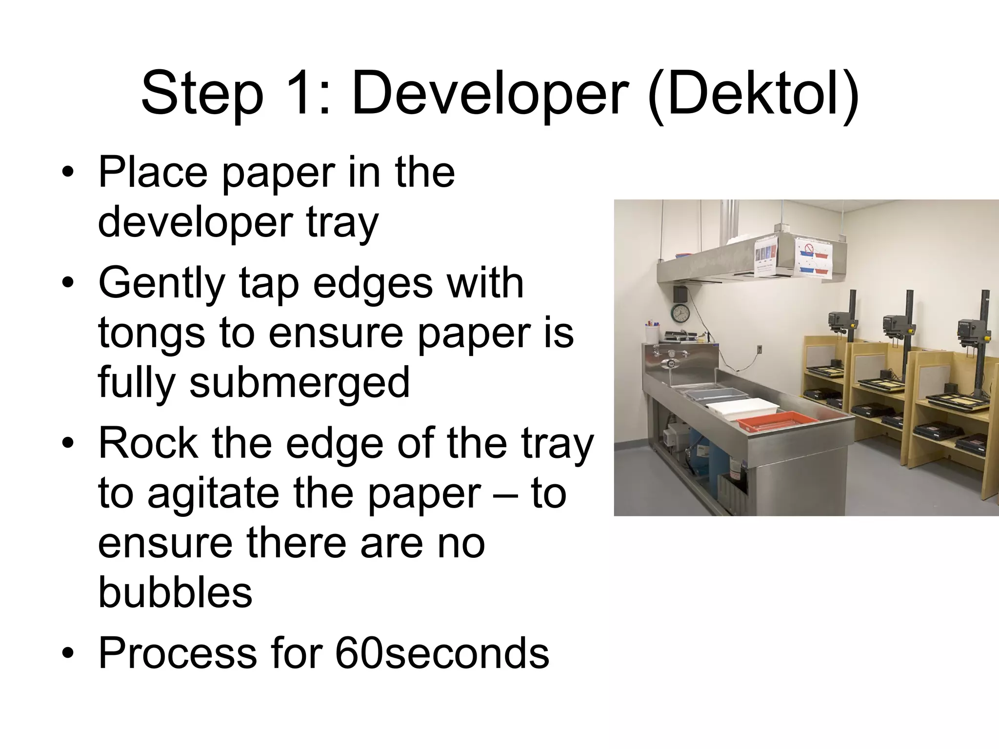 Photograms and darkroom procedure | PPT