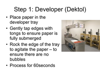 Photograms and darkroom procedure | PPT