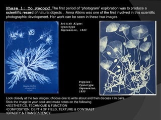 GCSE UNIT 2 Photograms powerpoint of first activity | PPT