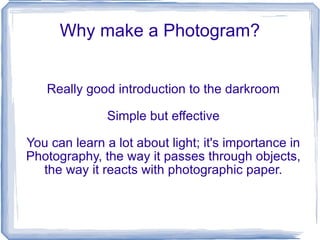 Photogram Subject Thing | PPT