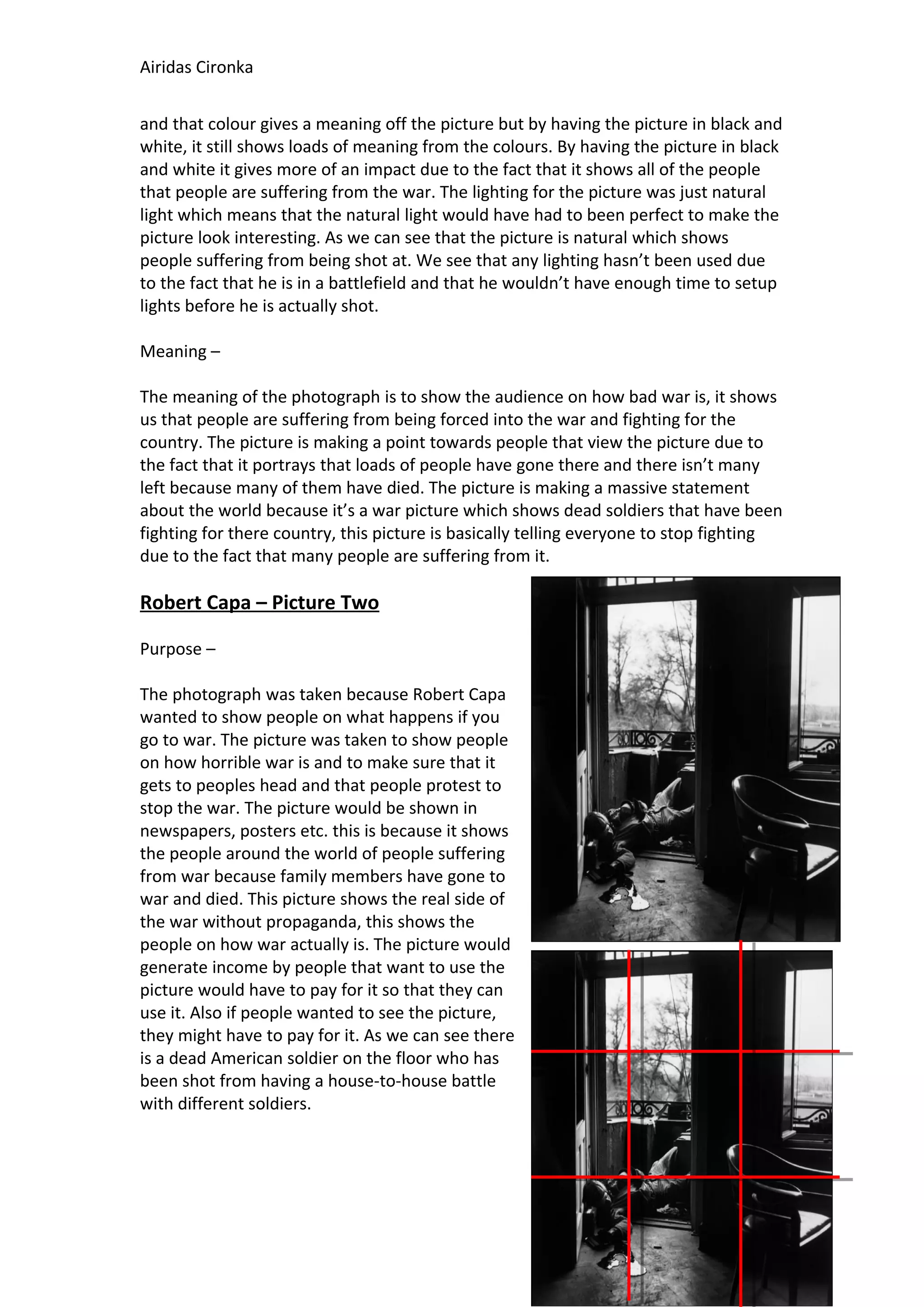 Photograph analysis | PDF