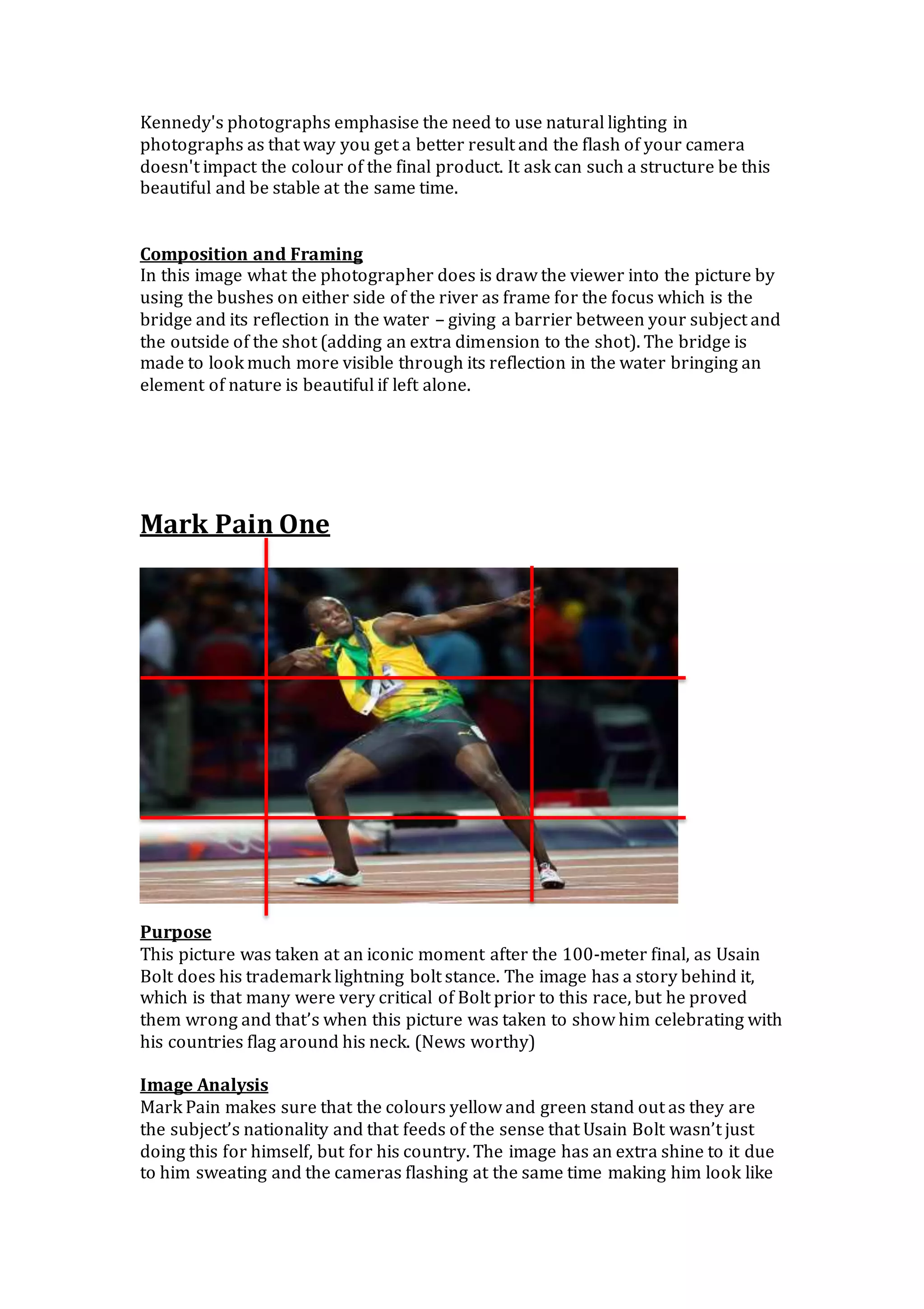 Photographer image analysis | DOCX