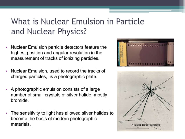 Photographic emulsion | PPT