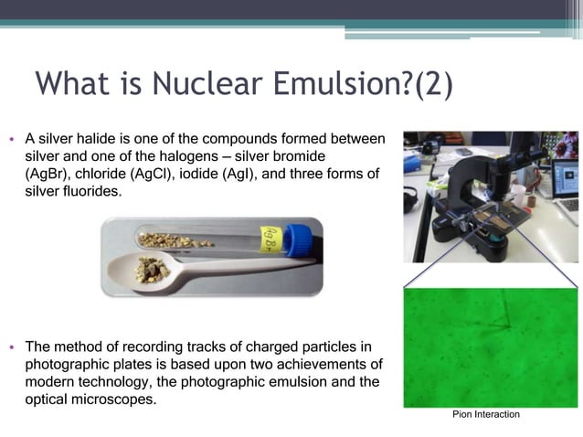Photographic emulsion | PPT