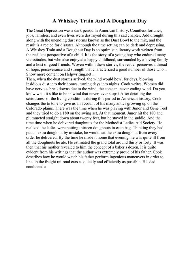 Photographic Essay Examples | PDF