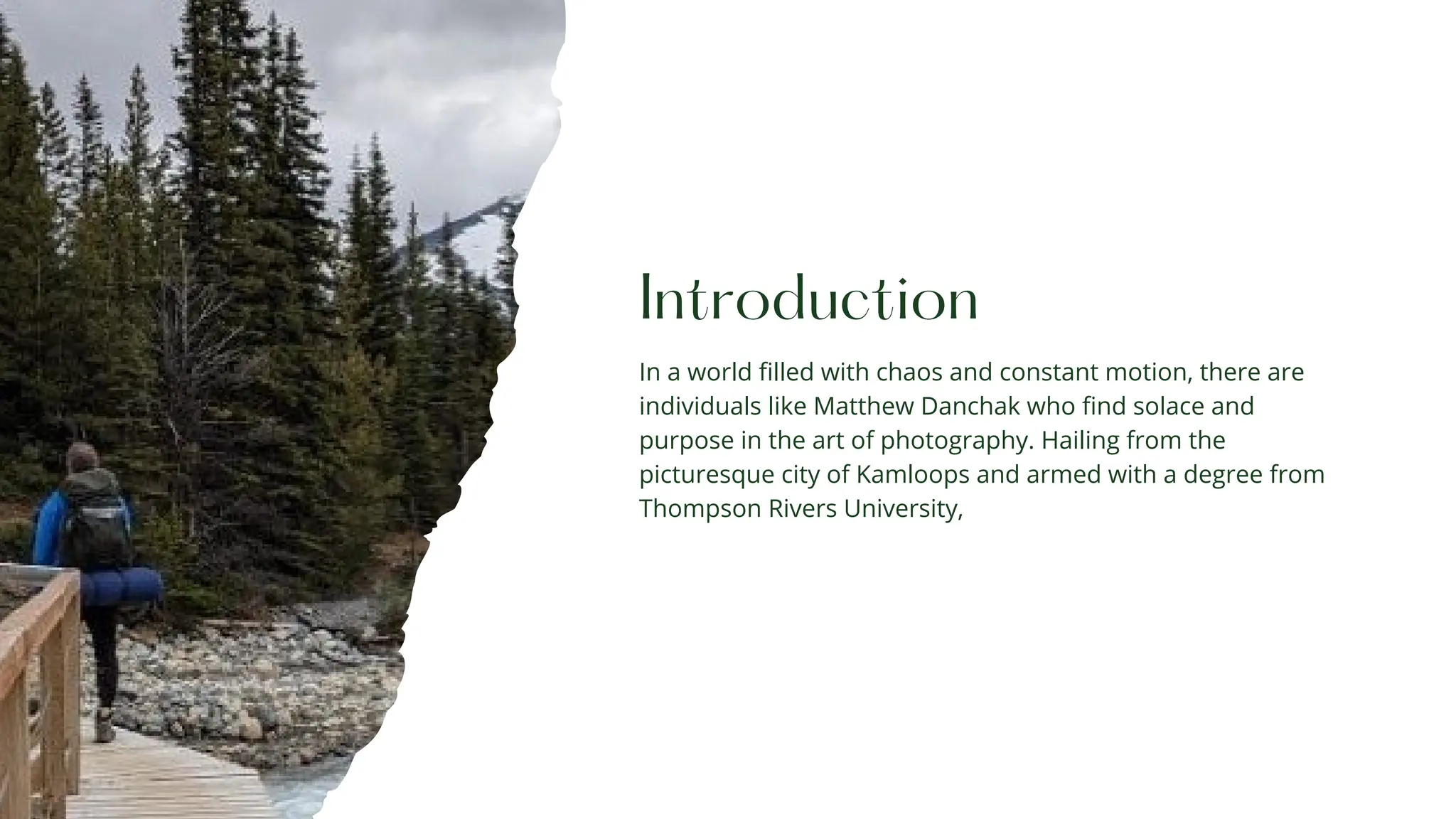 Lens of Empathy: Matthew Danchak's Compassionate Vision | PDF ...