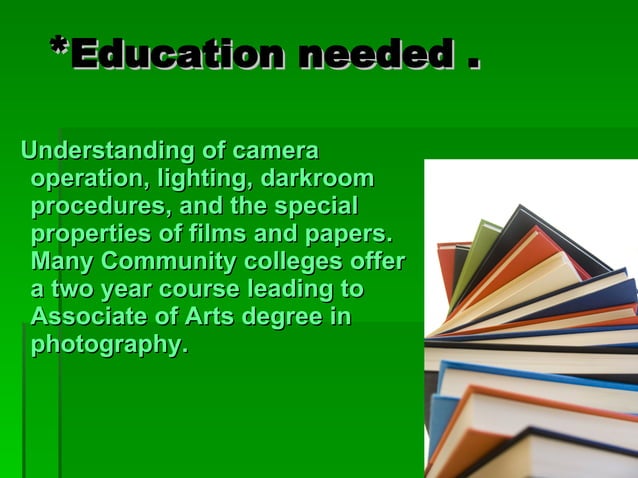 Photographer Presentation Example | PPT | Cameras and Camcorders ...