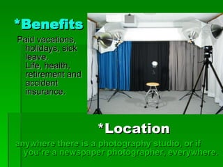 Photographer Presentation Example | PPT