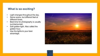 Photography Lighting Basics | PPTX | Internet for Beginners | Internet