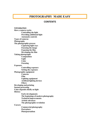 Photography made-easy | PDF