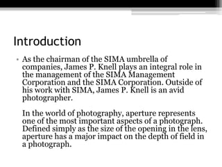 Photography 101: Aperture and Depth of Field | PPT