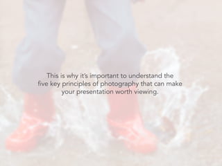 5 Key Principles of Using Photography in Presentations | PDF ...