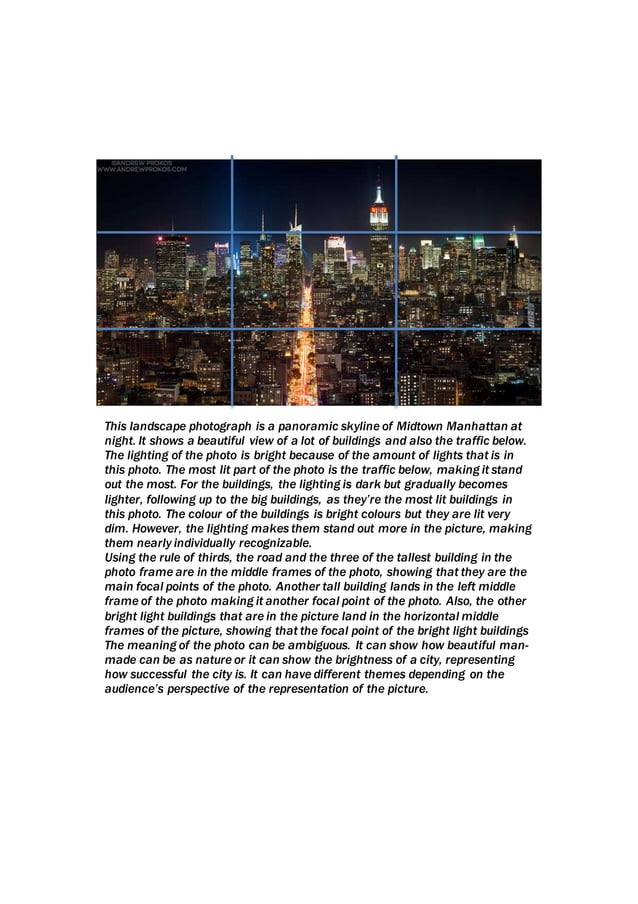 Photography analysis final | PDF