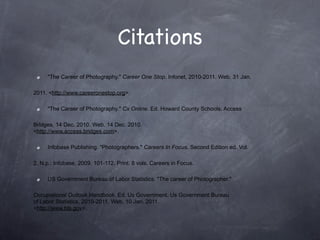 Photography as a career | KEY