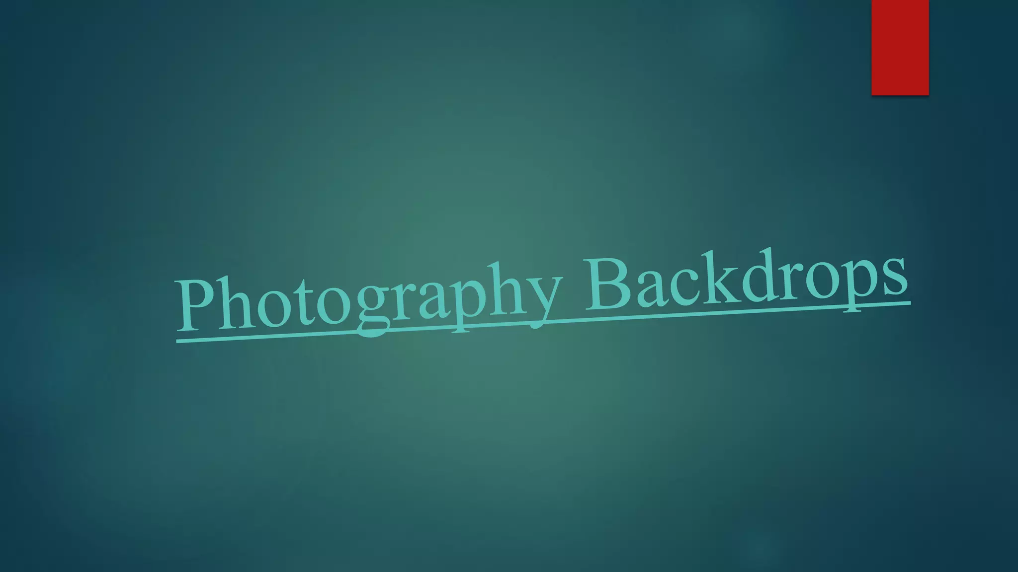 Photography backdrops | PDF