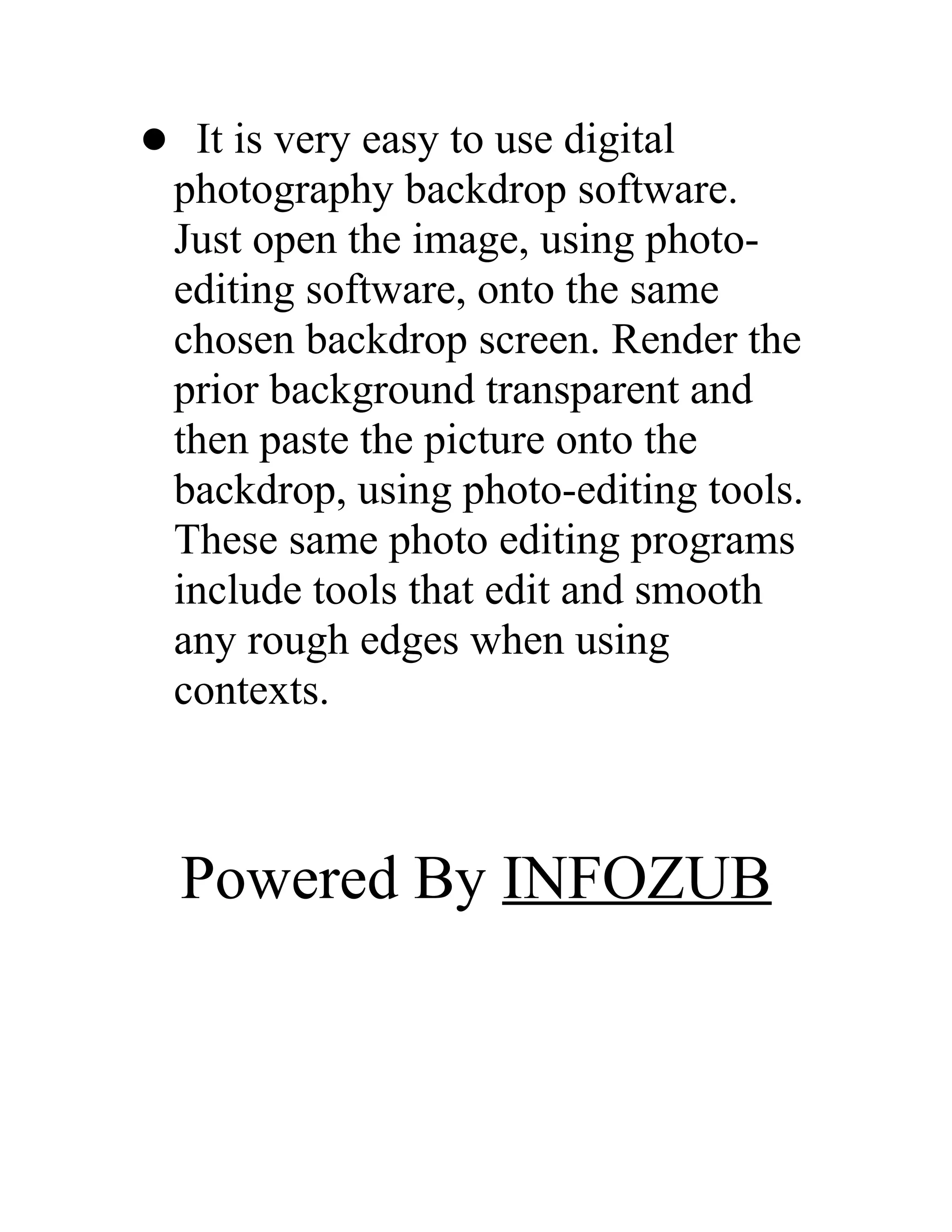 Photography backdrops | RTF