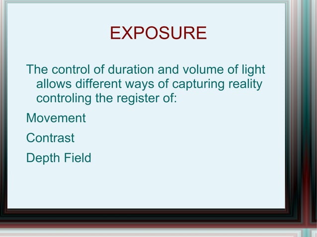 Photography, Basics | Ppt