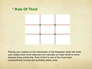 Photography composition presentation | PPTX
