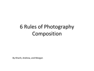 Photography composition ppt | PPT