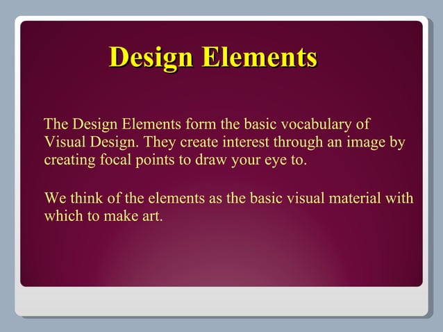 Photography design elements, design principles & compositional | PPT