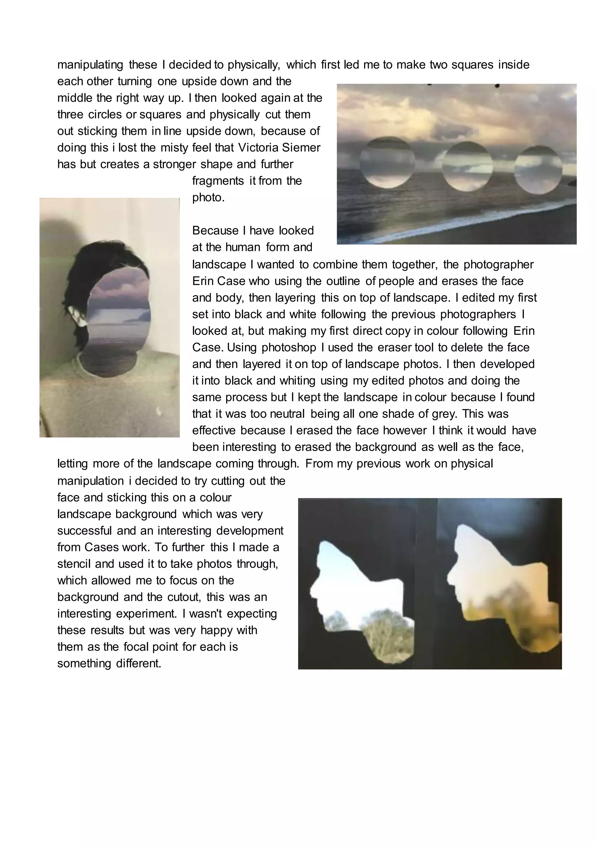 A level Photography Essay | DOCX