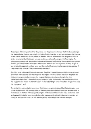 Photography evaluation | DOCX
