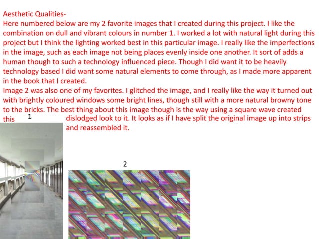 Photography Evaluation (with Improvements) | PPT