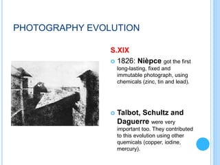 Photography evolution | PPTX