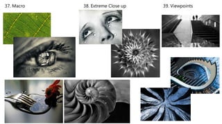 Photography experimentation techniques | PPTX