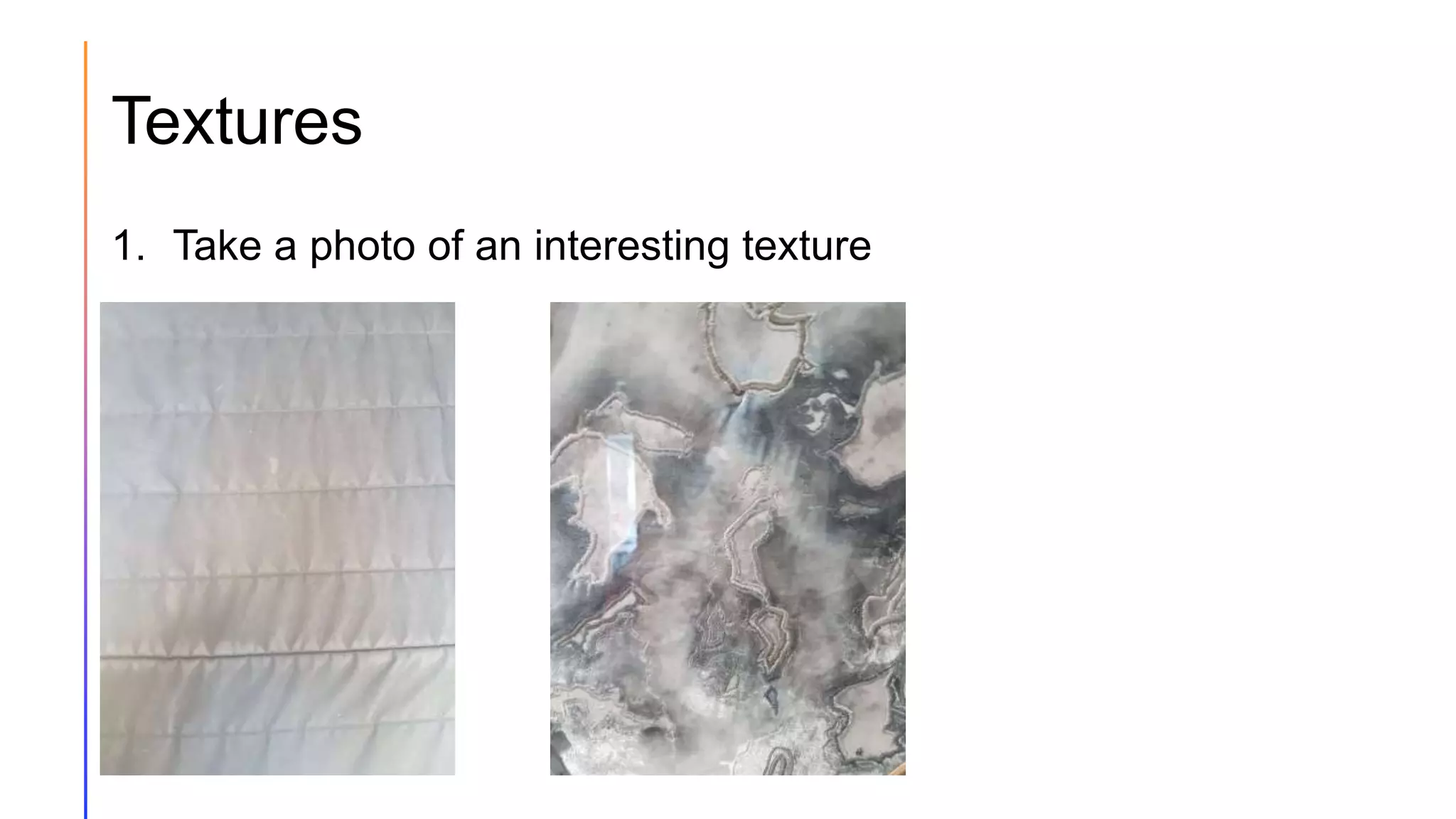 Photography experiments | PPTX