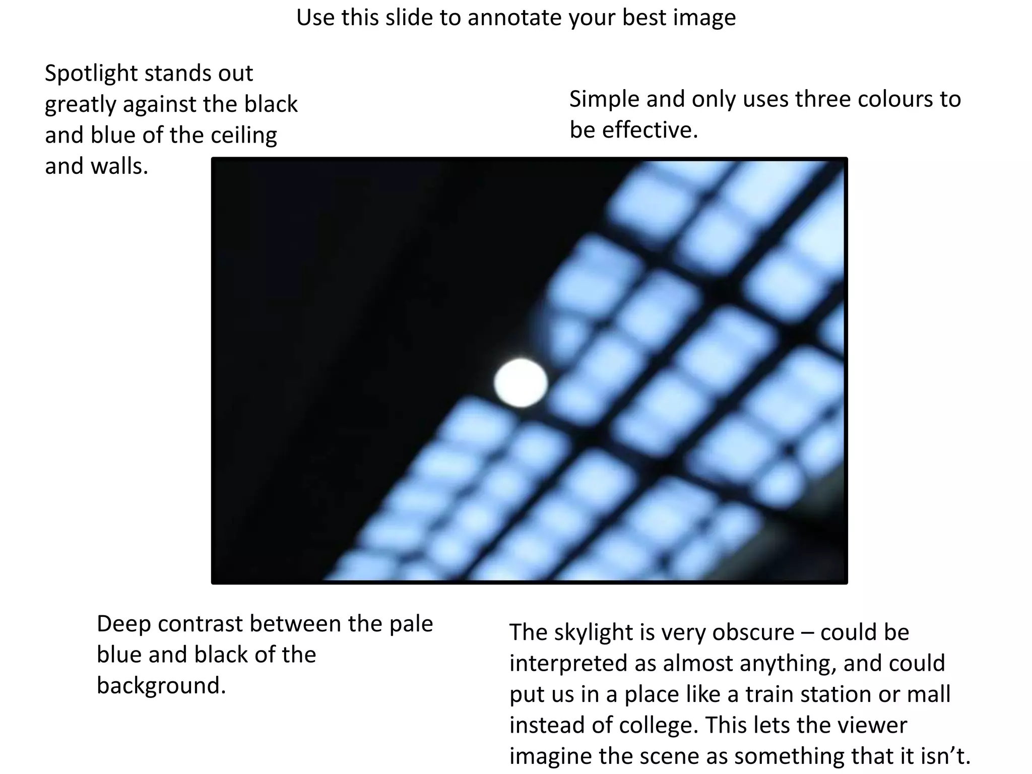 Photography experiments evidence | PPTX