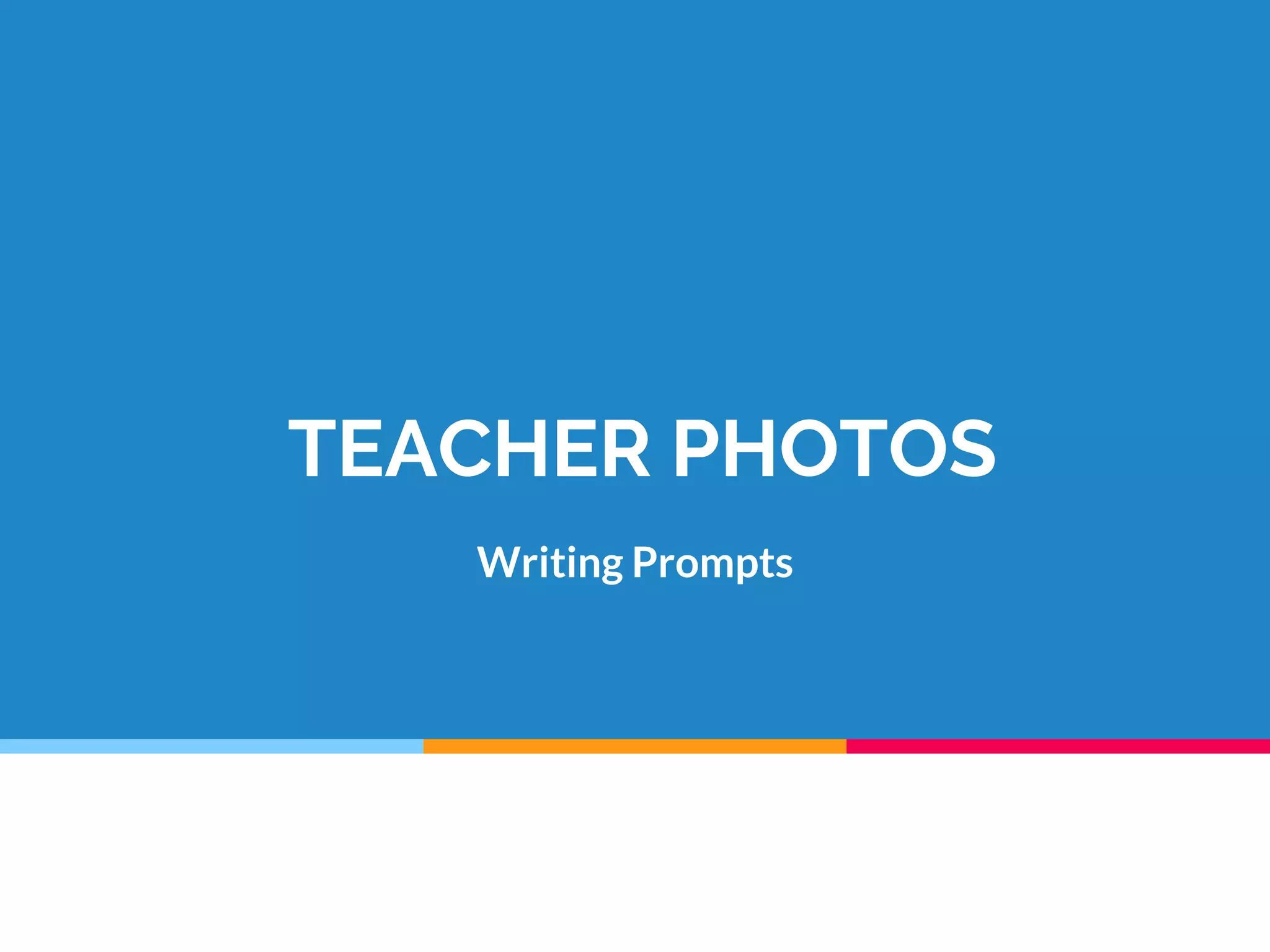 Photography Use in Writing Assignments | PPTX
