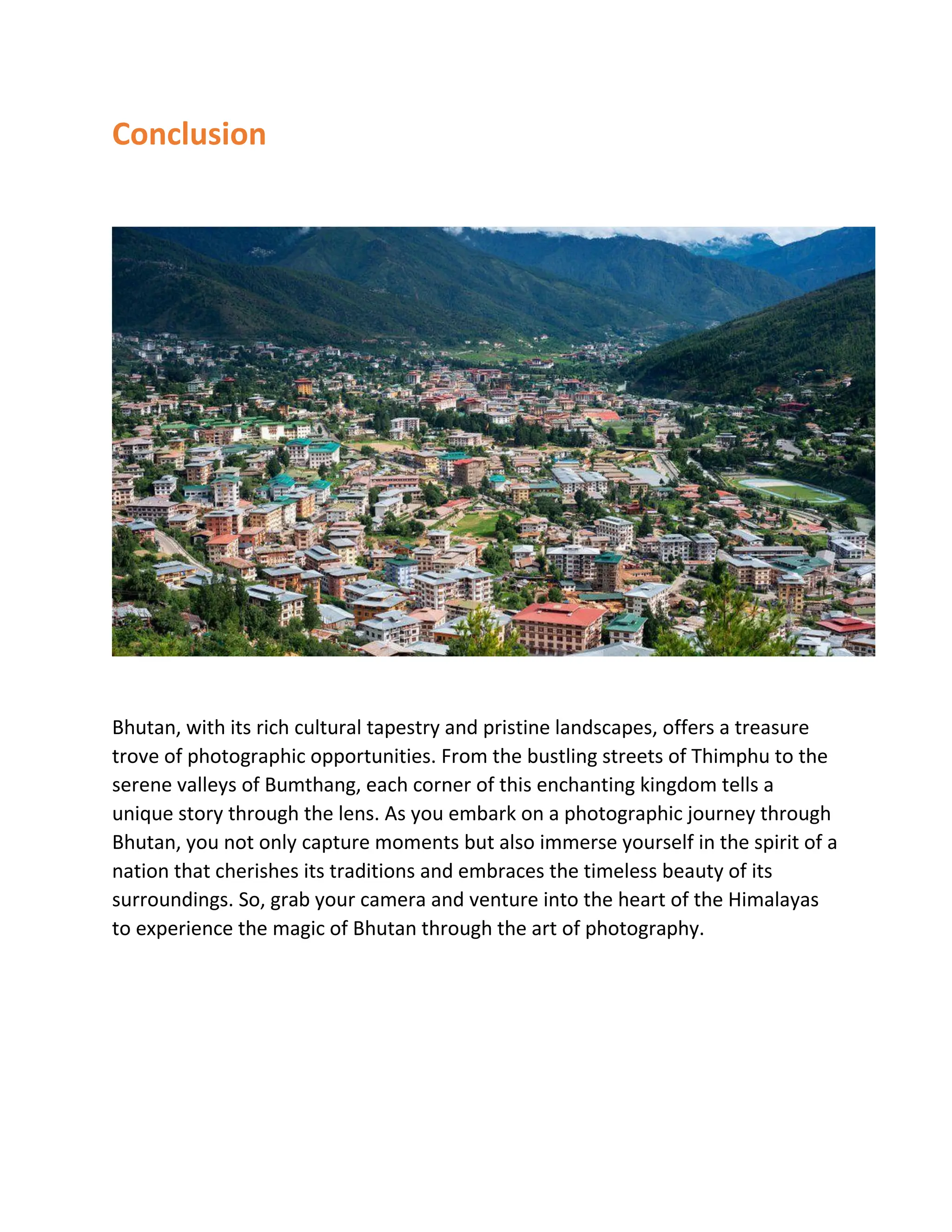 The Best Photography Places In Bhutan.pdf | Asia Travel | Travel Locations