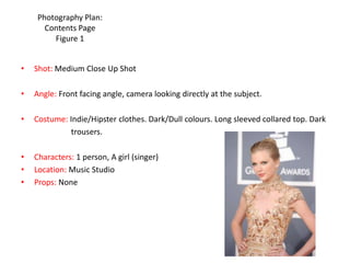 Photography plan | PPTX
