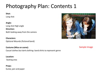 Photography planning | PPTX