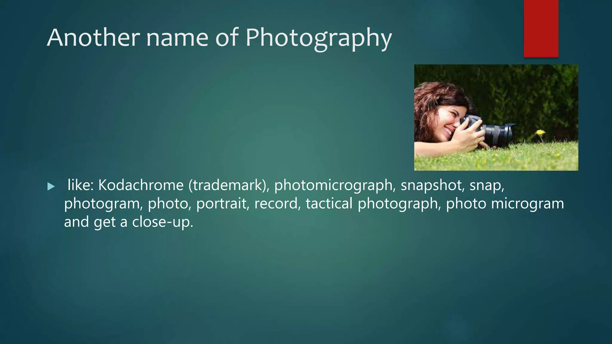 Photography ppt | PPTX