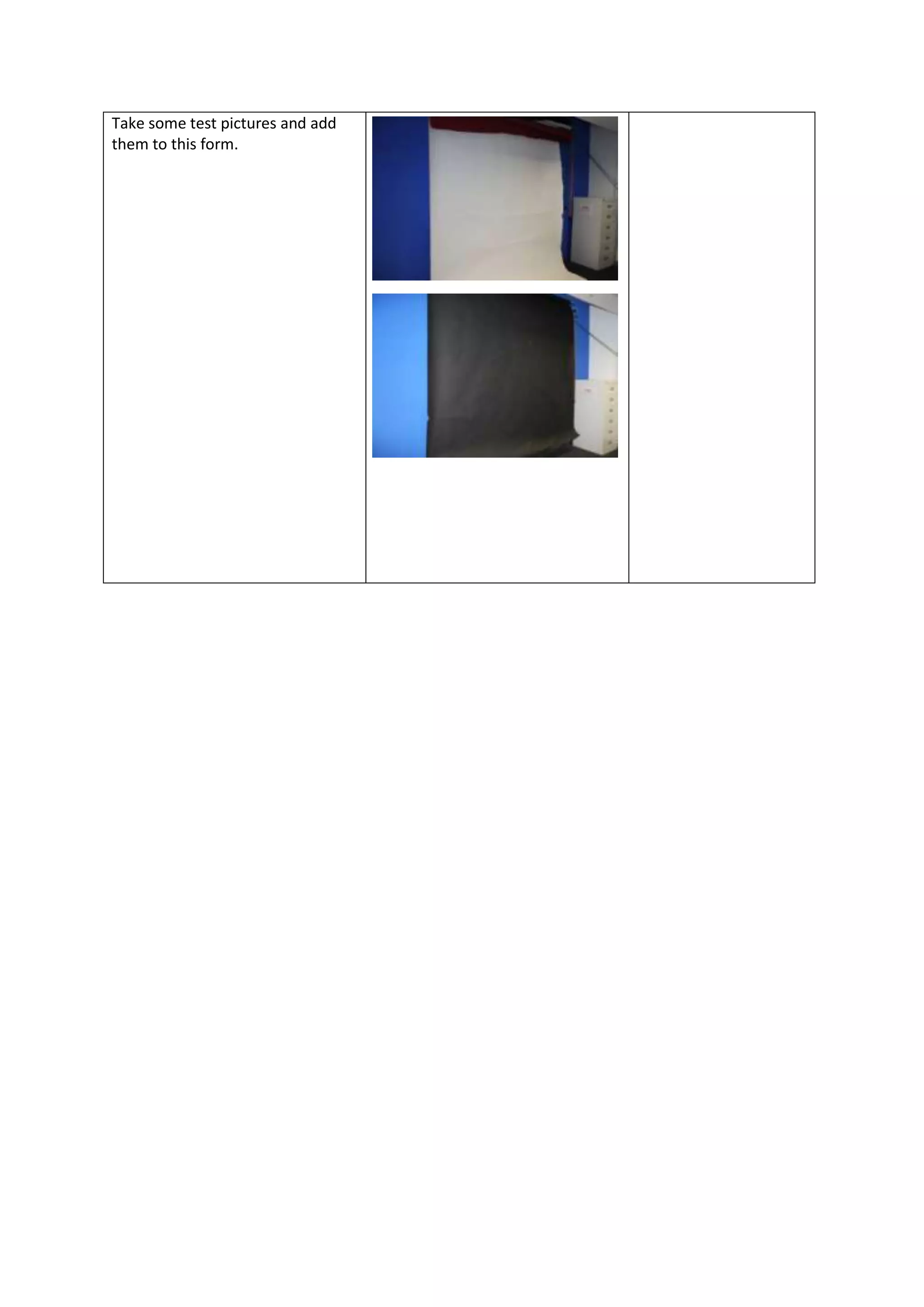 Photography recce form | PDF