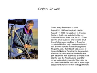 Photography research 2 | PPT | Climbing | Extreme Sports