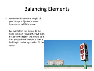 Photography rules powerpoint | PPTX | Photography | Arts and Crafts