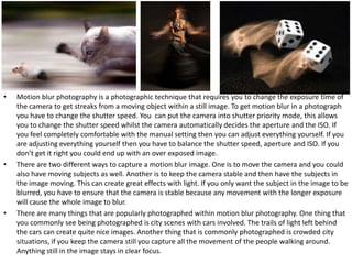 Photography Techniques | PPTX