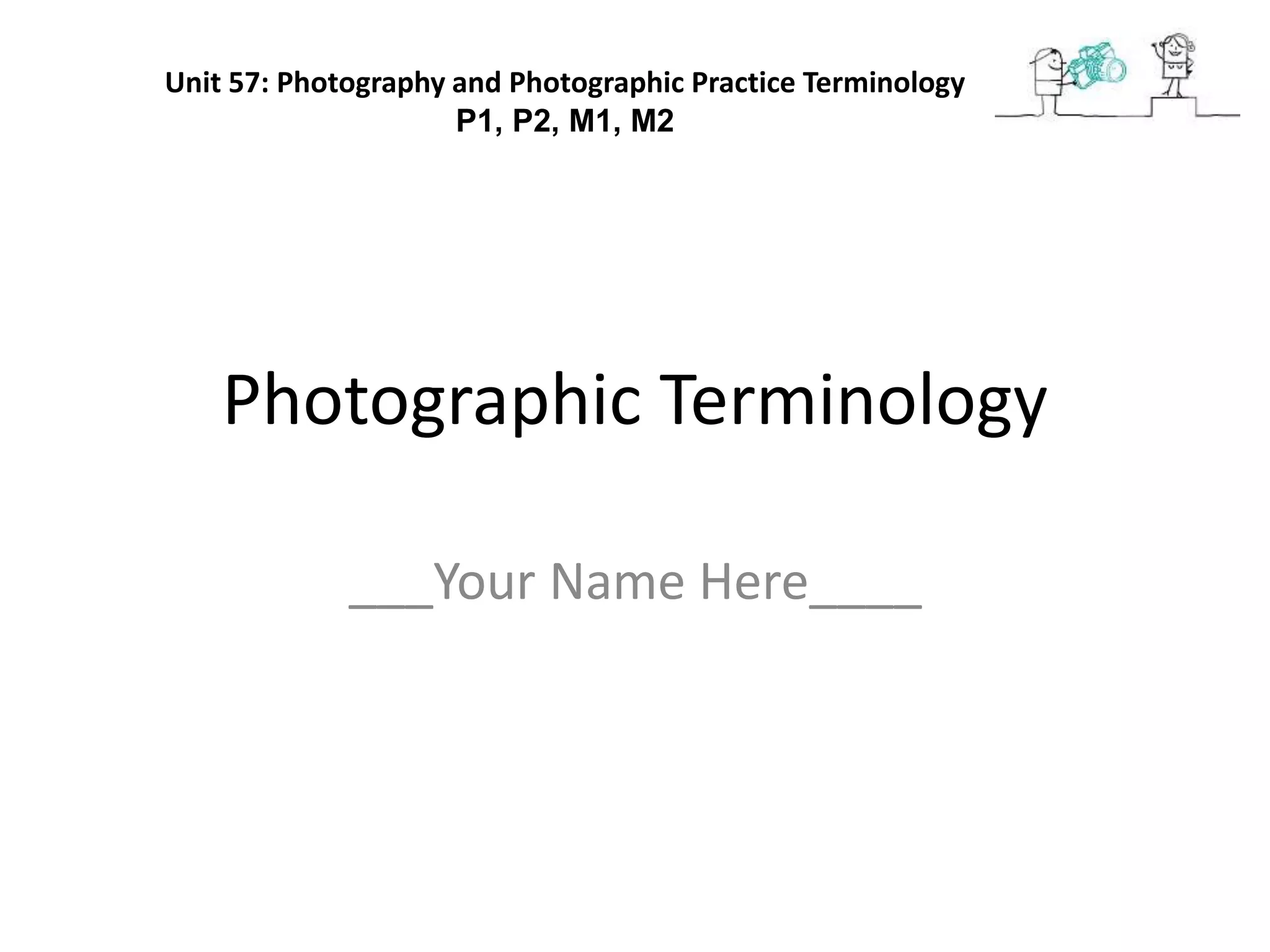 Photography terminology | PPT