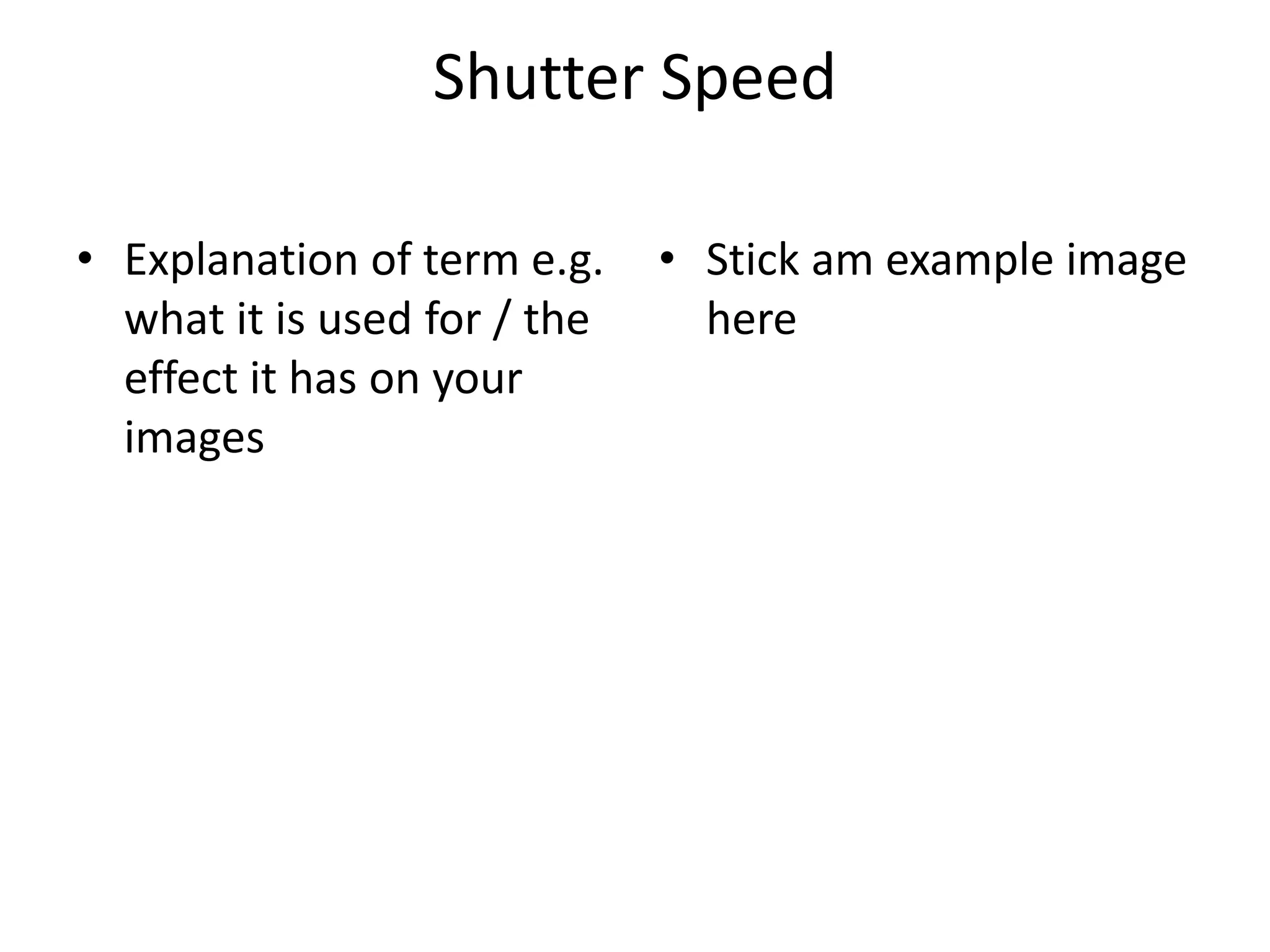 Photography terminology | PPT