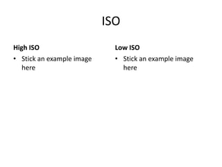 Photography terminology | PPT