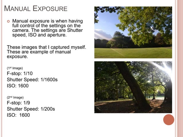 Photography terminology work sheet | PPT