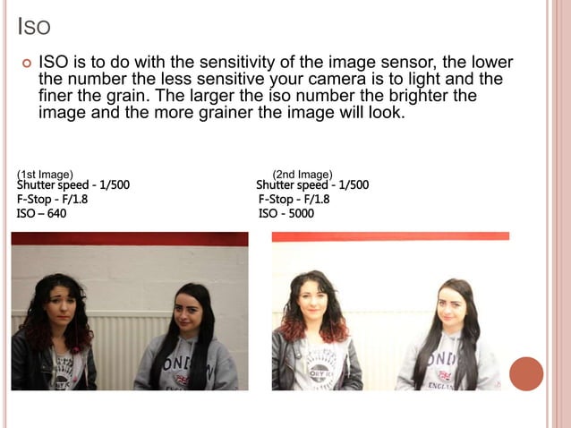 Photography terminology work sheet | PPT