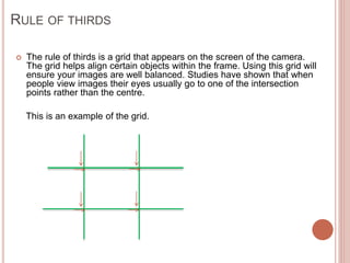 Photography terminology work sheet | PPTX