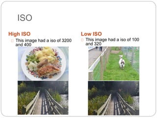 Photography terminology work sheet | PPT