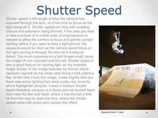 IG4 Task 4 // Photography Terminology Work Sheet | PPTX