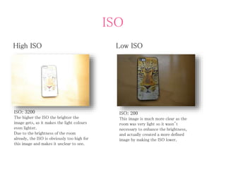 Photography terminology work sheet | PPT